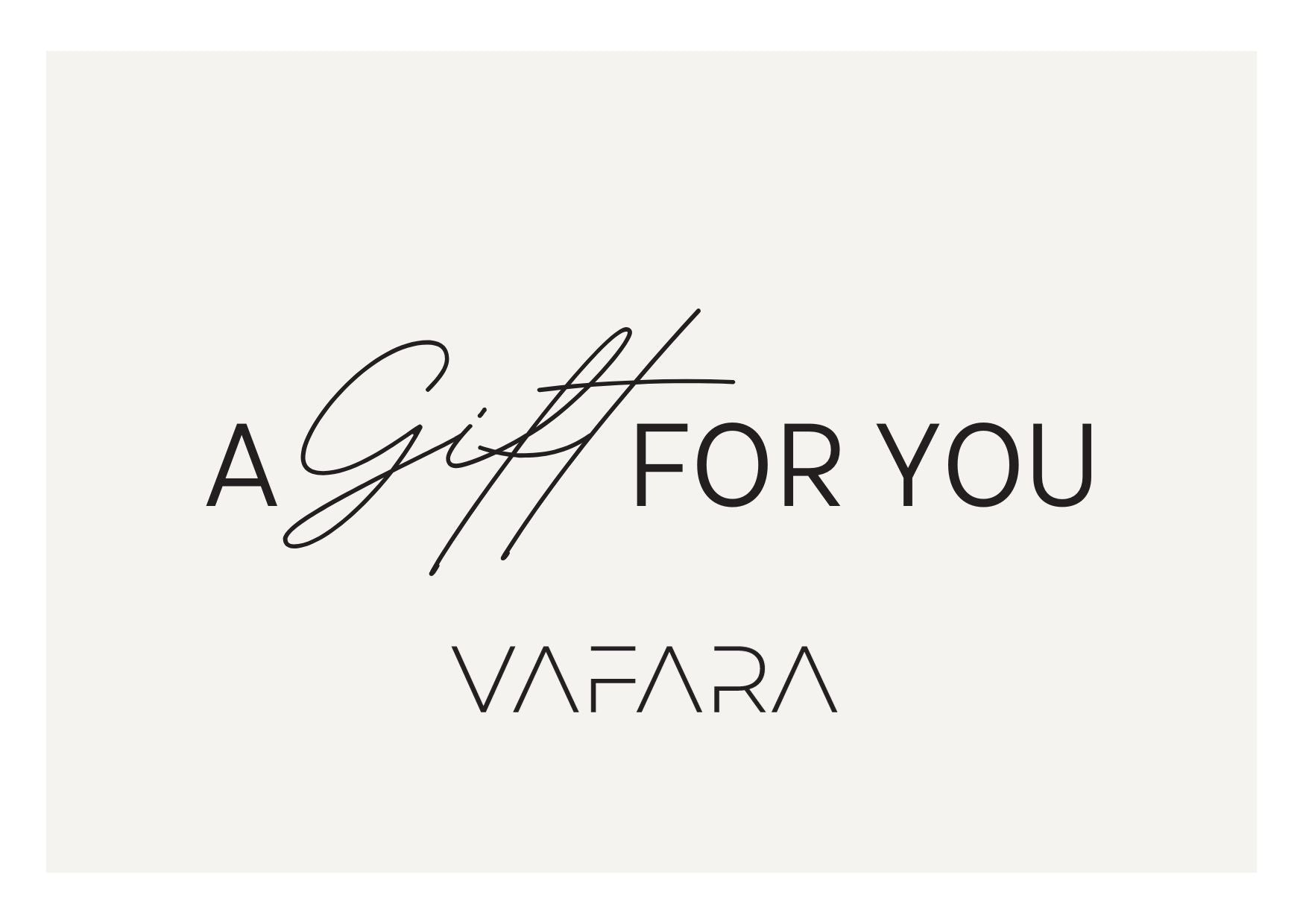 GIFT CARD – VAFARA