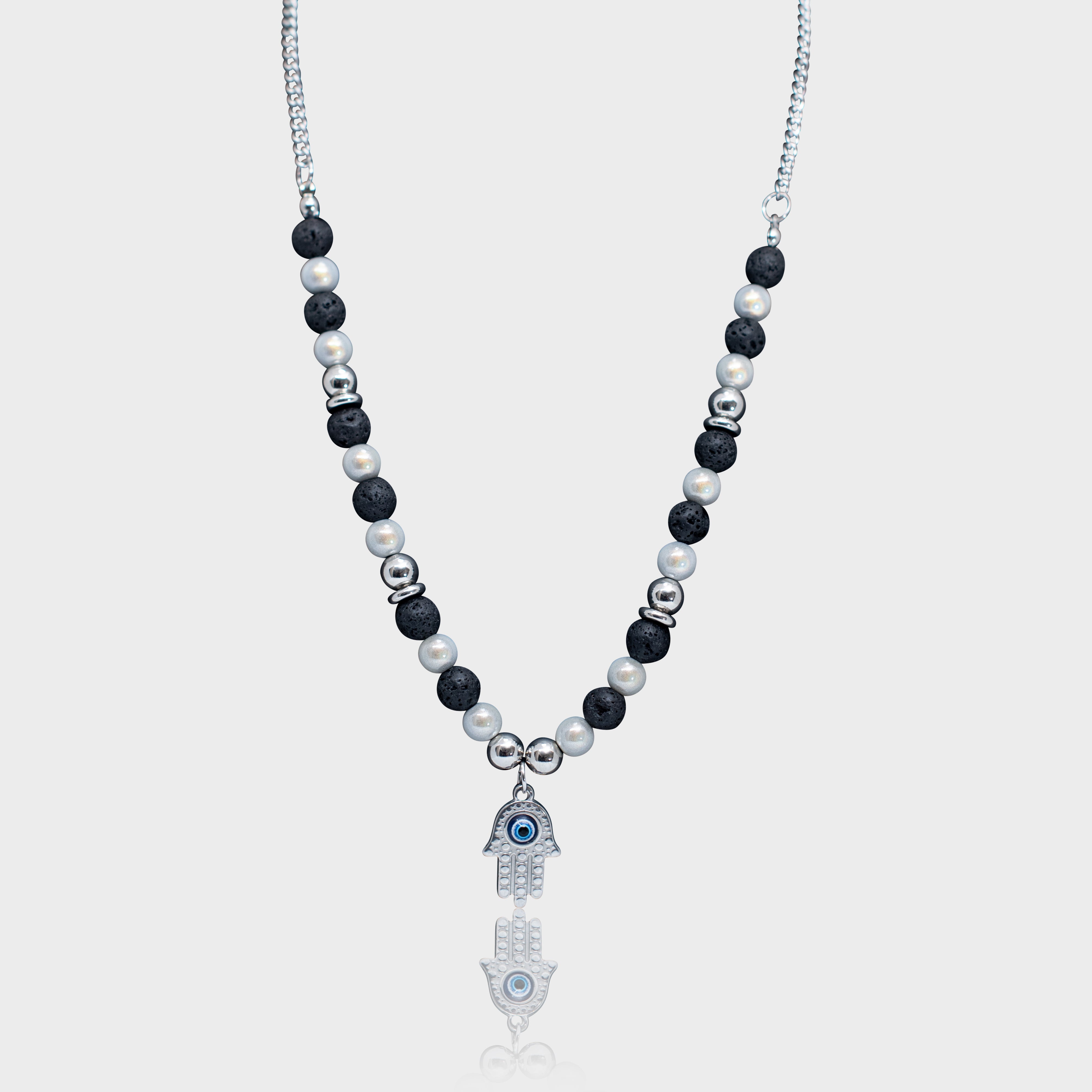 Noir Hamsa Pearl – VAFARA